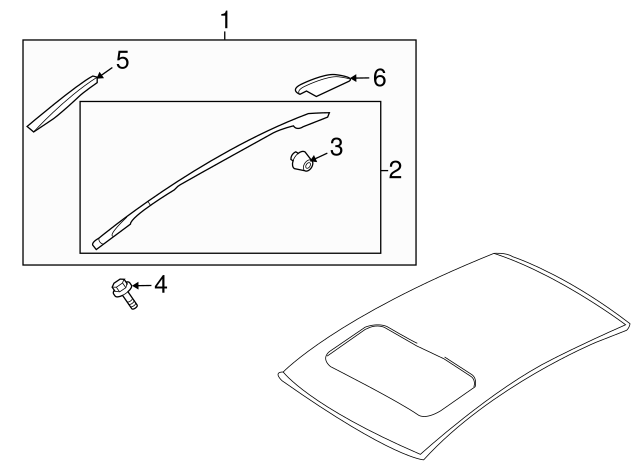 2009-2018 Infiniti Roof Rack Bolt 73898-1AC0A | Infiniti of Orland Park