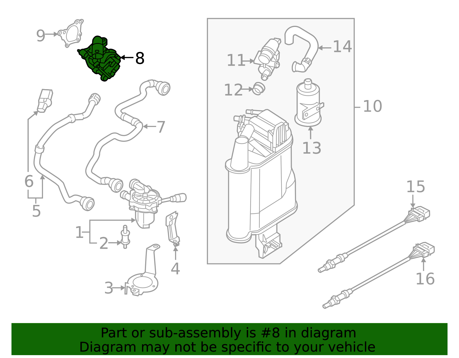 2022-2024 Audi Secondary Air Injection Control Valve 06Q-131-097-F ...