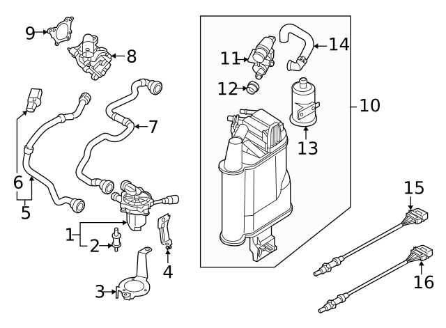 5Q0-906-272-C - Evaporative Emissions System Lines 2022-2024 Audi ...