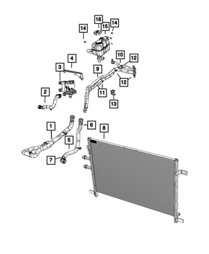 2018-2025 Mopar Auxiliary Coolant Pump 68306477AB | Mopar eStore