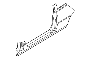 41217111424 - 2001-2006 BMW Rocker Panel (41-21-7-111-424) | BMW of ...