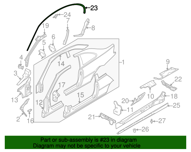 Genuine BMW 51-71-7-003-937 | Reveal Molding | FREE Shipping on Most ...
