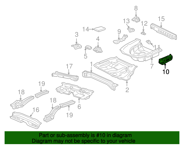 58306-33020 - Side Panel - 2002-2006 Toyota Camry | OEM Genuine Toyota ...