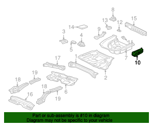 2002-2008 Toyota Side Panel 58306-06010 | Toyota Parts Center