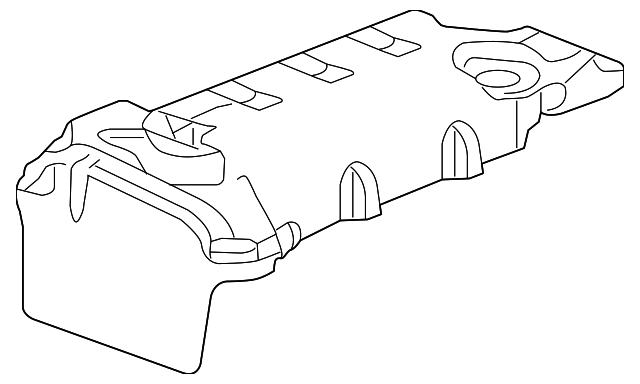 2008-2010 Chevrolet Cobalt Shield Eng 12609336 | TascaParts.com