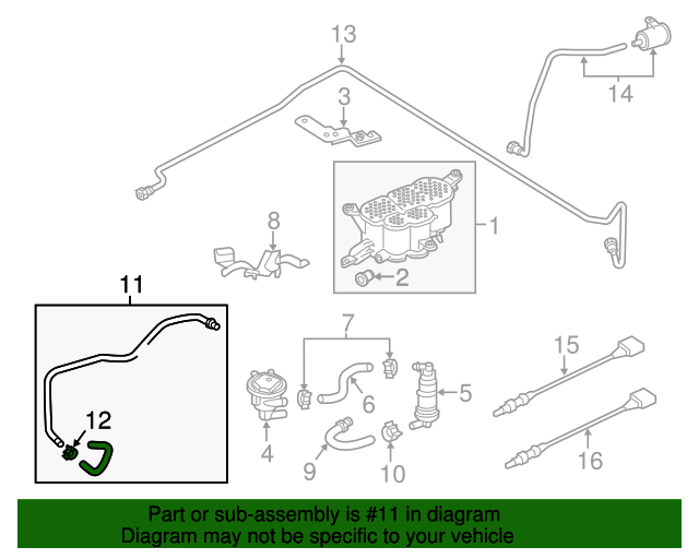 2013-2017 Audi Vent Tube 8R0-201-997-S | OEM Parts Online