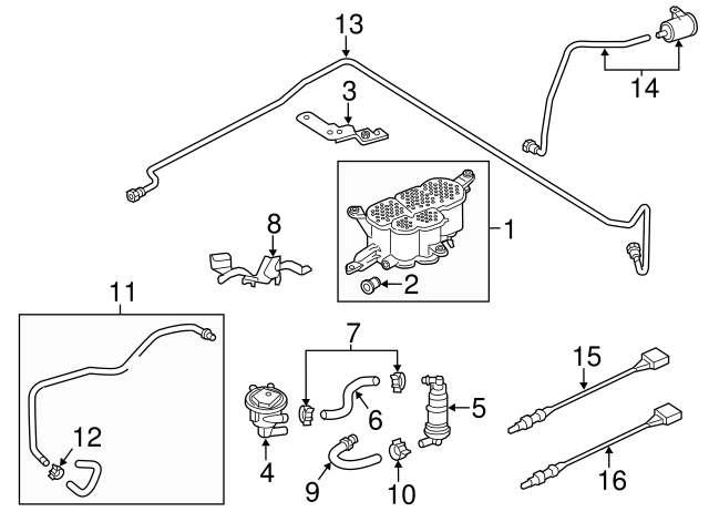 8R0-201-827-A - Vapor Canister Bracket 2009-2017 Audi | Audi OEM Parts