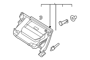 2020-2024 Porsche 911 Glove Box Assembly 992-857-095-H-A11 | Porsche Marin