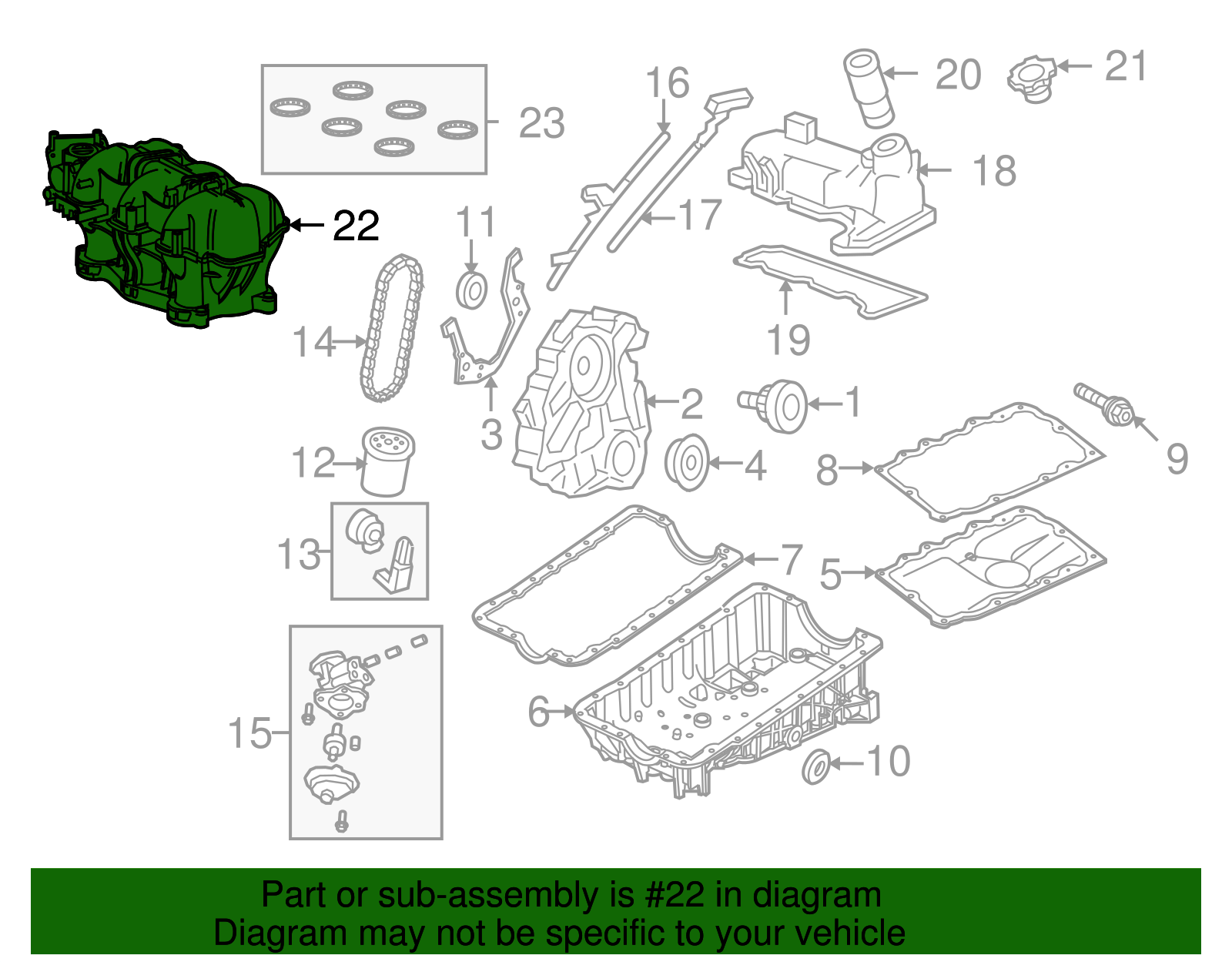 4L5Z-9424-A - High-Quality Intake Manifold for 2001-2011 Ford ...