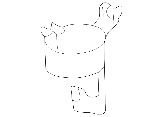 1995-2004 Toyota Tacoma A/C Receiver Drier Bracket 88472-04020 | Toyota ...