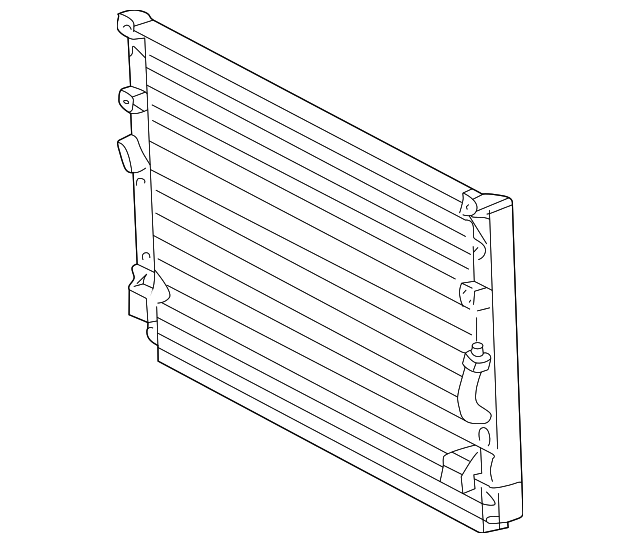 2001-2004 Toyota Tacoma Condenser 88461-04030 | Toyota Parts Center