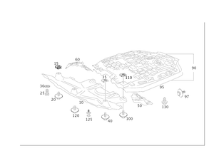 2002-2011 Mercedes-Benz | Trim | 164-524-14-30 | OEM Vehicle Parts