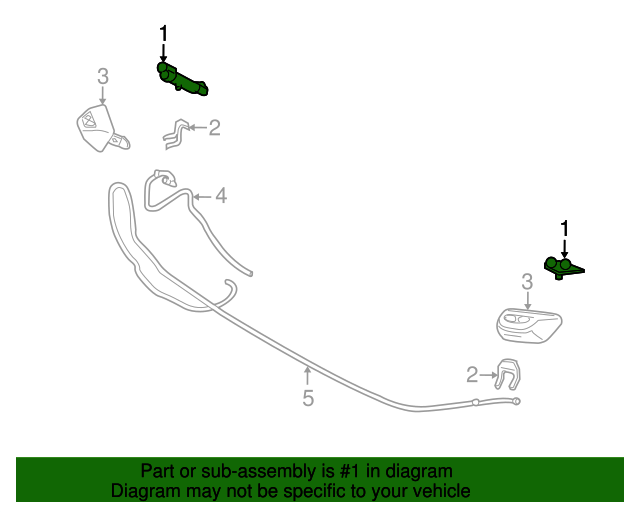 LR087422 - Lmp Washer Cover - 2011-2015 Land Rover LR2 | LandRoverLakeBluff