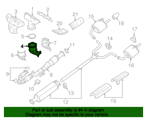 208A2-9HP0A - Catalytic Converter - 2015-2018 Nissan | Nissan OEM Parts ...