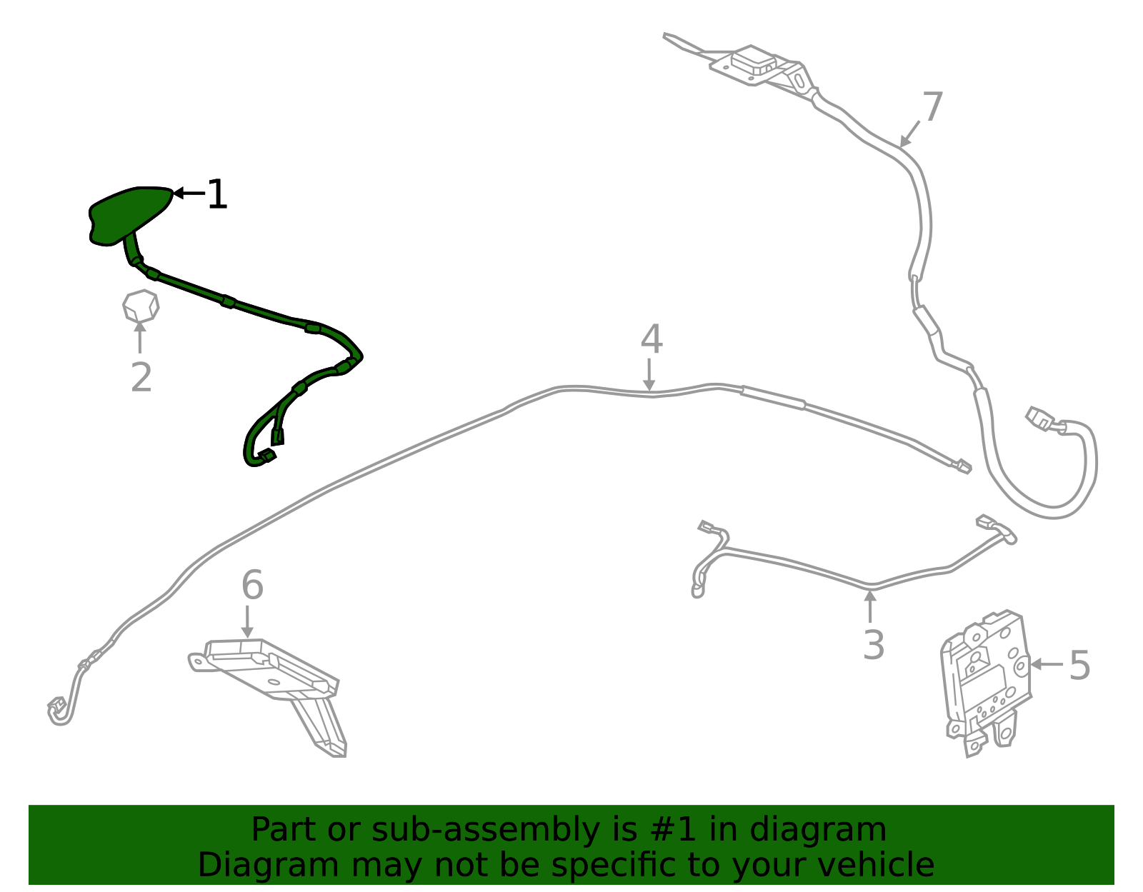 39150-TEA-A11ZC - 2017-2021 Honda Civic - Antenna Assembly Radio & XM ...