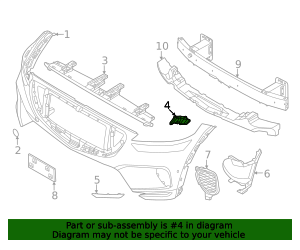 2023-2024 Genesis Side Bracket 86552-IT000 | QuirkParts
