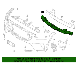 2022-2024 Genesis GV70 Energy Absorber 86521-AR000 | OEM Parts Online