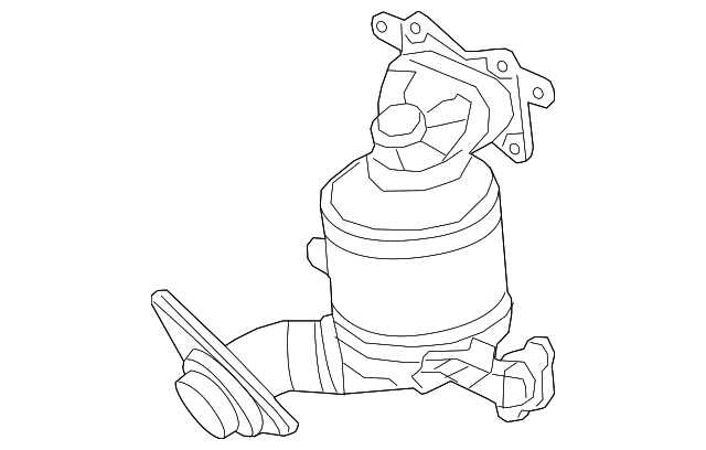 18190-5WJ-A00 - Converter, Cc - 2018-2021 Honda Clarity | Genuine Honda ...