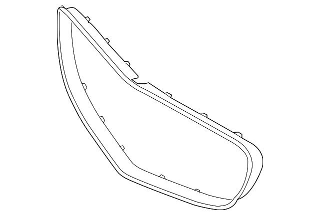 2015-2020 Mercedes-Benz Grille Surround 217-888-00-73 | MB OEM Parts