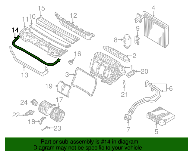 51718215915 - 1999-2006 BMW Filter Housing Seal (51-71-8-215-915) | BMW ...