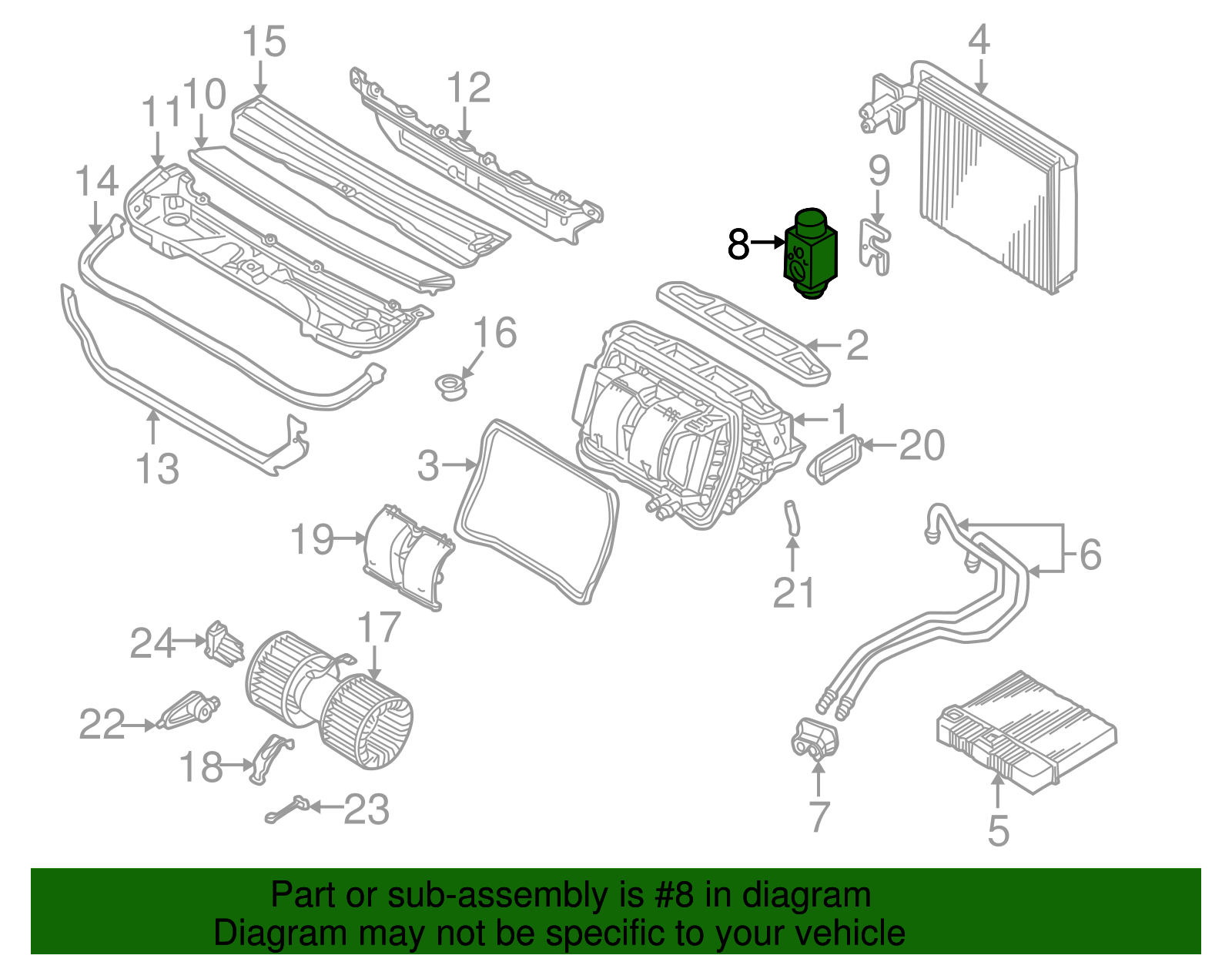 64503452759 - 1999-2010 BMW Expansion Valve (64-50-3-452-759) | BMW of ...