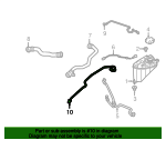 17128670995 - 2016-2020 BMW Connector Hose (17-12-8-670-995) | BMW of ...