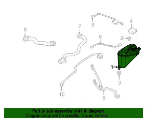 17139846642 - 2016-2022 BMW Expansion Tank (17-13-9-846-642) | BMW of ...
