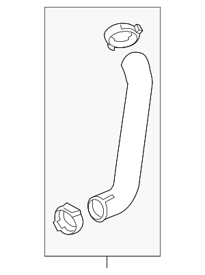 2016-2019 Cadillac ATS By-Pass Hose - Driver's Side (LH) 12662886 ...