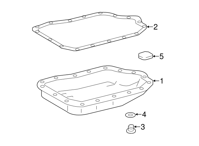 35168-28020 - Pan Gasket - 2018-2021 Toyota C-HR | OEM Genuine Toyota Parts