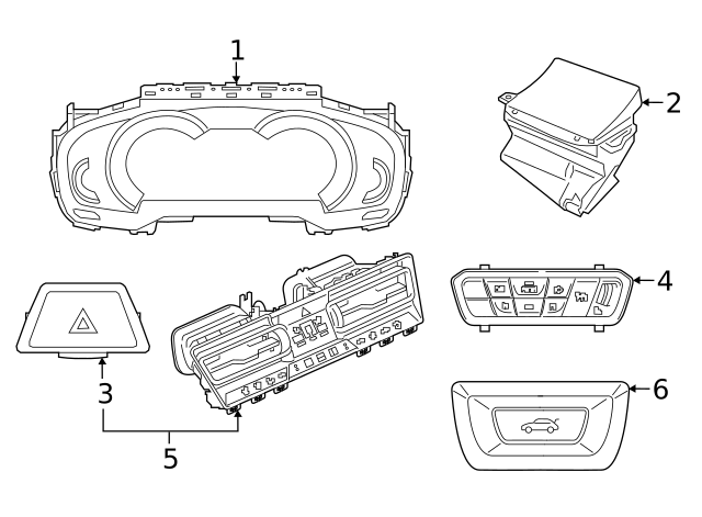2019-2024 BMW Control unit lights 61-31-5-A16-B15 | AutoNationParts.com