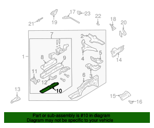NC10-54-320 - Lower Rail - 1999-2005 Mazda Miata | MazdaSwag