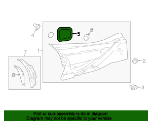 2017-2024 Mazda CX-5 Tail Lamp Assembly Gasket KB8A-51-3J8A ...