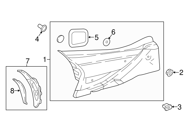 2017-2021 Mazda CX-5 Tail Lamp Assembly KB8B-51-3G0C | RealMazdaParts.com