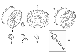FR3Z-1007-D - Wheel - 2015-2017 Ford Mustang | OEM Ford Parts Outlet