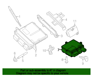 Genuine OEM Ford Part - Glow Plug Controller GC3Z-12B533-A | Genuine ...