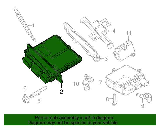 2014 Ford Ecm EC3Z-12A650-DE | OEM Parts Online