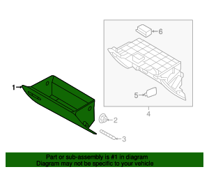 84510-C2000-TGG - Glove Box Door 2015-2017 Hyundai Sonata ...