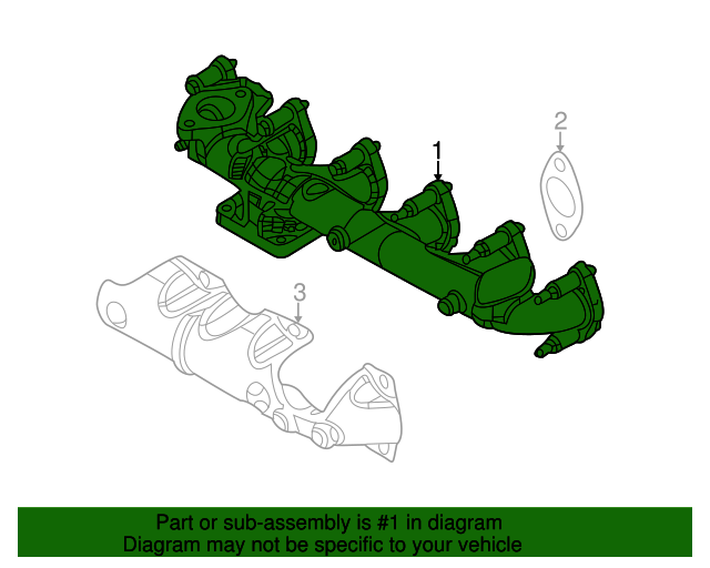 2007-2018 Mopar Exhaust Manifold 68210184AB | Mopar Parts Canada