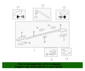 63451-0C010 - Cover Retainer 2008-2022 Toyota Sequoia | Fred Haas ...