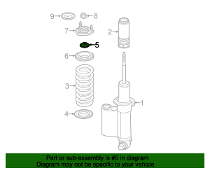 2015-2022 GM Front Suspension Mount Lower Cup 84307538 | TascaParts.com