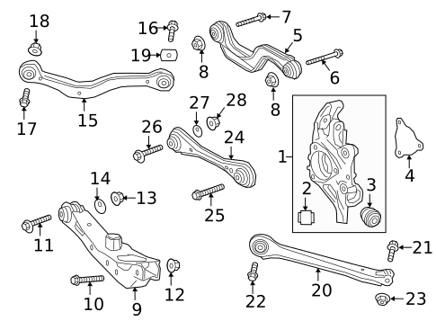 Rear Suspension for 2025 Chevrolet Blazer | GM Parts Center