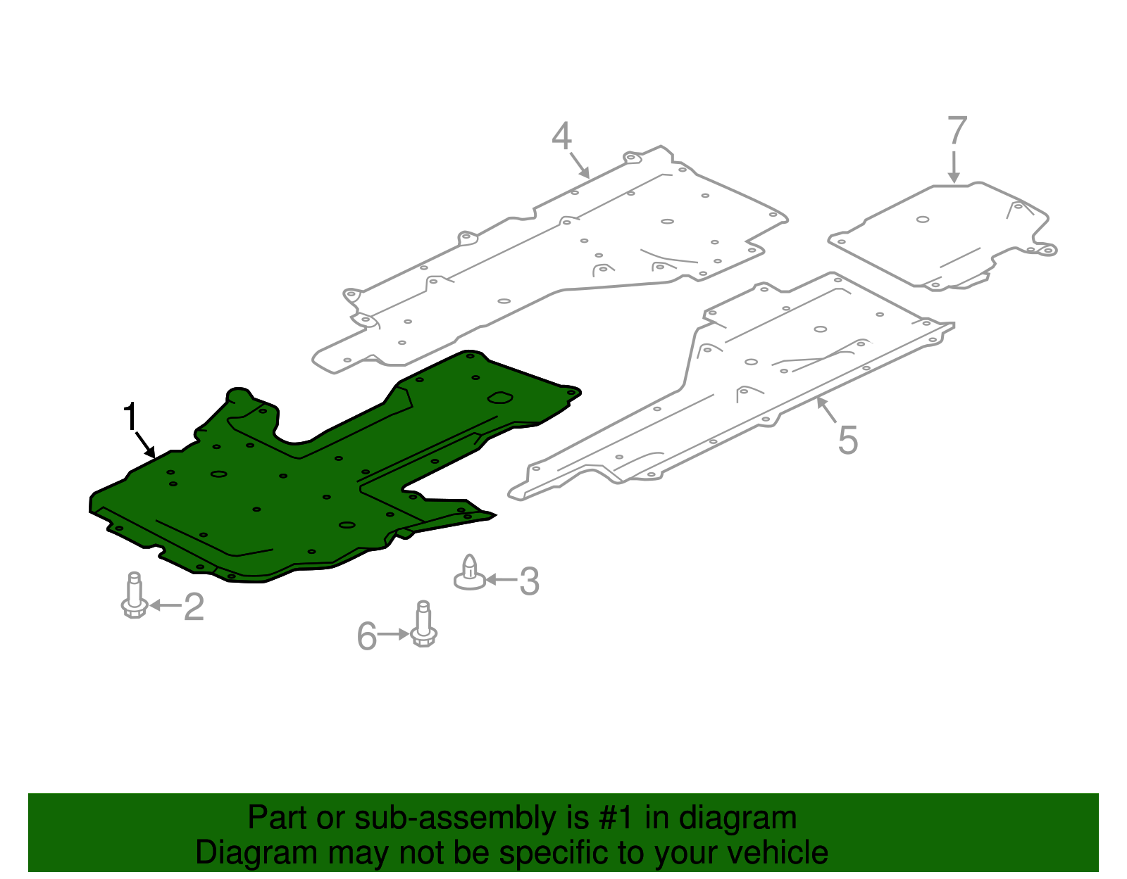 2016-2021 Jaguar Under-Body Shield T2H51848 | OEM Parts Online