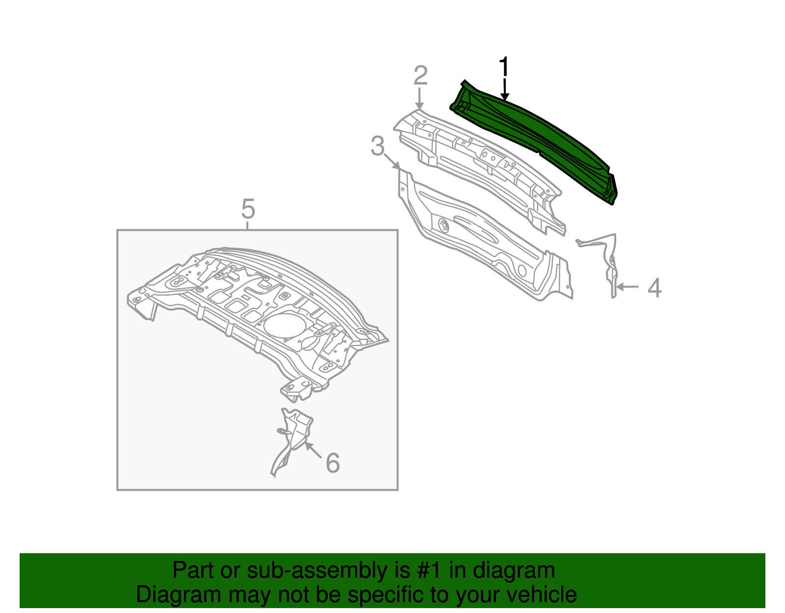 8K5-813-307 - Rear Body Panel 2009-2016 Audi | Audi OEM Parts