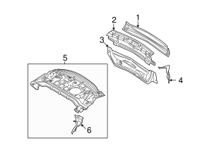 2009-2016 Audi Rear Body Reinforced 8K5-813-331-A | Audi USA Parts
