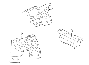 1999-2007 GM Orange Frame Side Engine Mount 15226251 | AutoNationParts.com