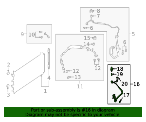 2021-2024 Ford A/C Refrigerant Discharge Hose LX6Z-19972-T | OEM Parts ...