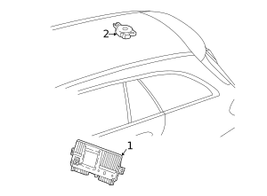 000-900-09-32-80 - Parking Aid Control Module 2021 Mercedes-Benz ...