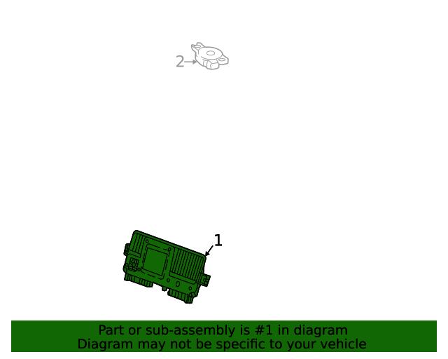 000-900-09-32-80 - Parking Aid Control Module 2021 Mercedes-Benz ...
