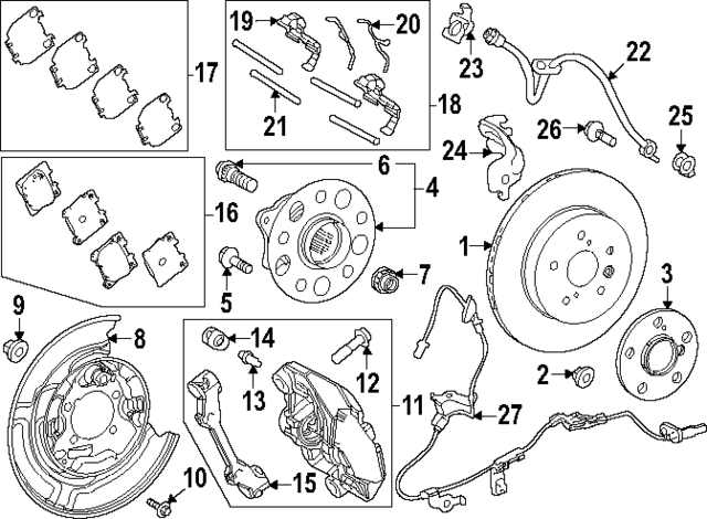 2023-2024 Toyota GR Corolla Hardware Kit 04948-52050 | Toyota Parts Center