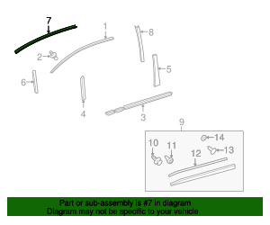 2010-2012 Lexus HS250h Stripe 75986-75010 | OEM Parts Online